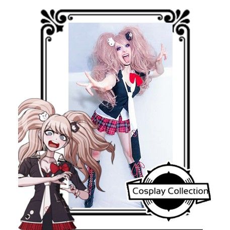 Set • Junko Enoshima Character Cosplay Wig And Costume Set Lazada Ph