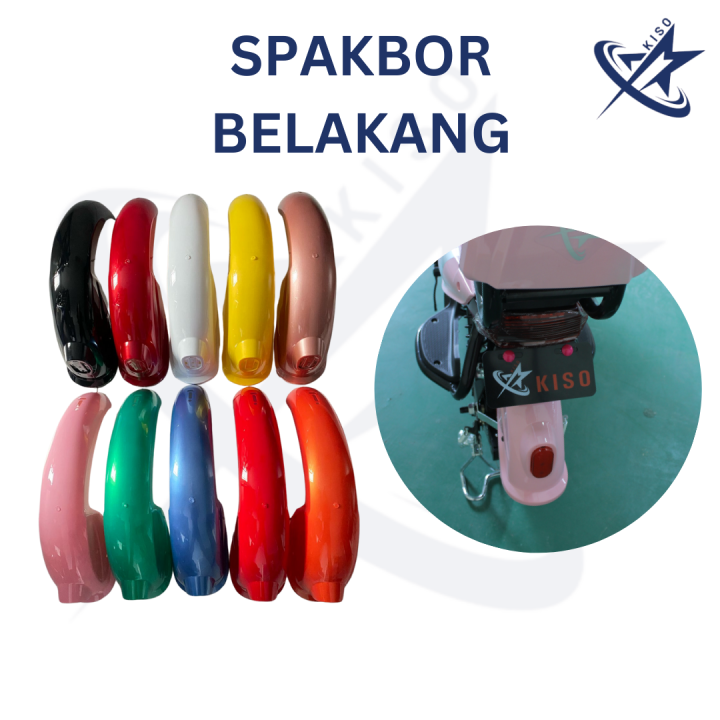 KISO Spakbor Belakang Sepeda Motor Listrik Kerangka Body Frame | Lazada ...