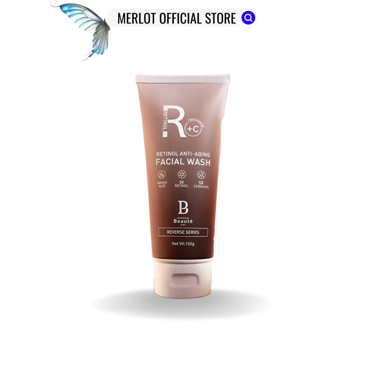 Premiere Beaute Reverse Series Retinol ANTI-AGING Facial Wash 100g ...
