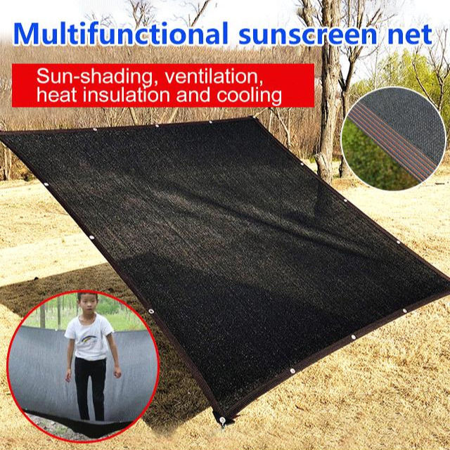 Outdoor Garden Courtyard Swimming Pool Black Shade Net Anti-UV Awning ...