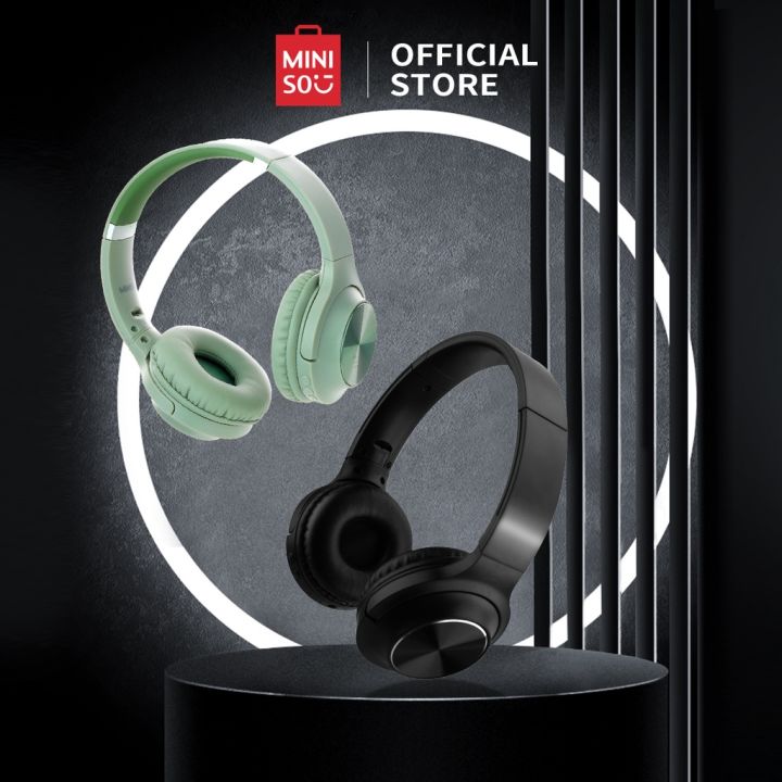 MINISO Headset Bluetooth Headphone Wireless Henset Bloetooth Earphone ...
