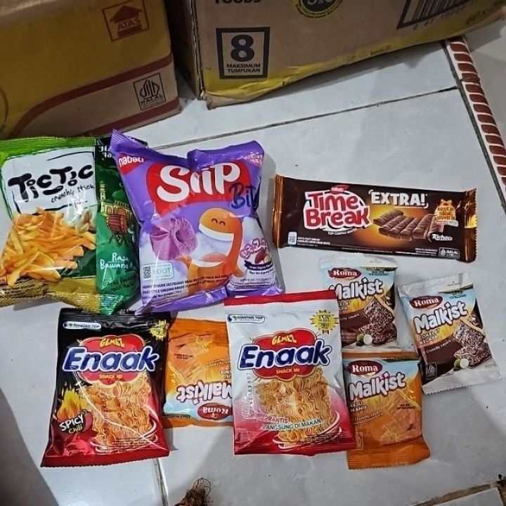 ANEKA SNACK MULAI Rp 500 | Lazada Indonesia