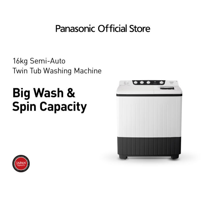 Panasonic NA-W16021B 16.0 Kg. Twin Tub Washing Machine | Lazada PH