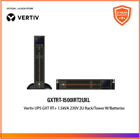 Vertiv™ Liebert® GXT RT PLUS 1500VA/1350W, 230VAC, 2U Rack/Tower Online UPS | Lazada