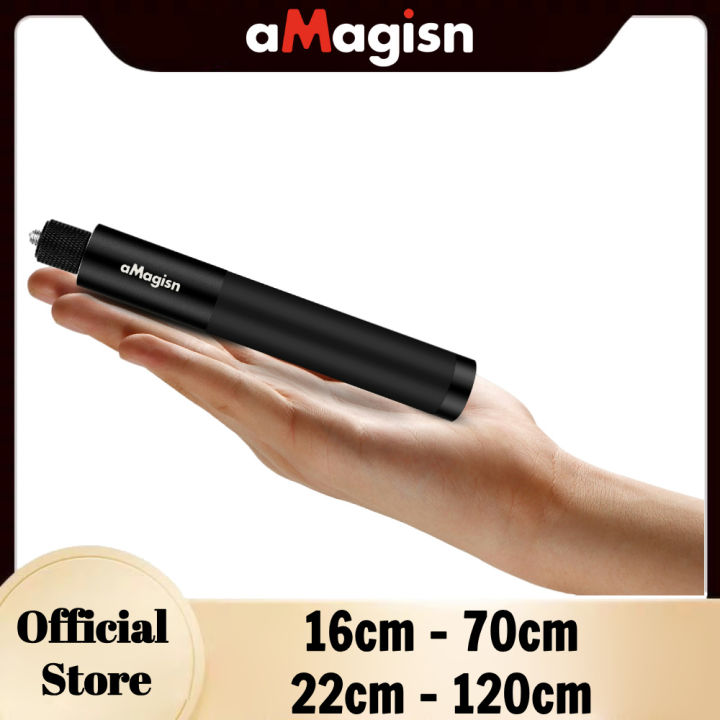 aMagisn 120cm 70cm Invisible Selfie Stick,Reserved 1/4”Thread ...