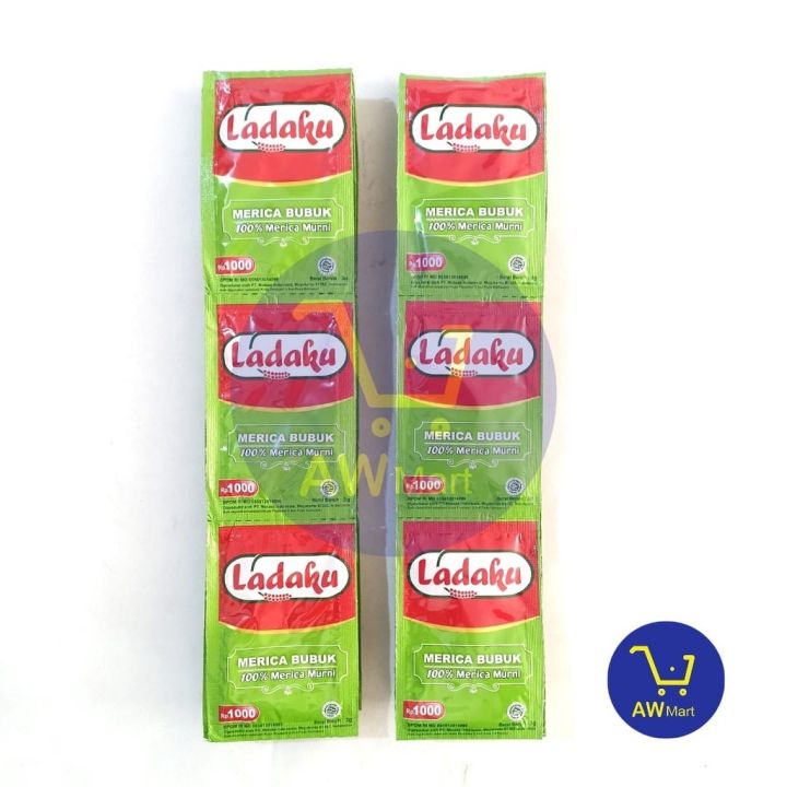 LADAKU RENCENGAN (12 SACHET X 3 GRAM) - LADAKU MERICA BUBUK RENCENG (12 ...