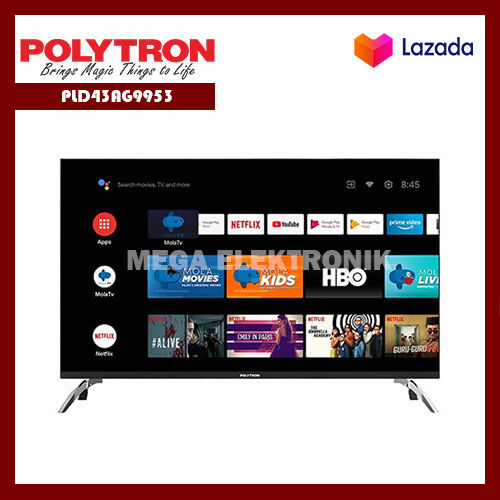 POLYTRON PLD43AG9953 LED TV 43 INCH ANDROID TV - KHUSUS JABODETABEK ...