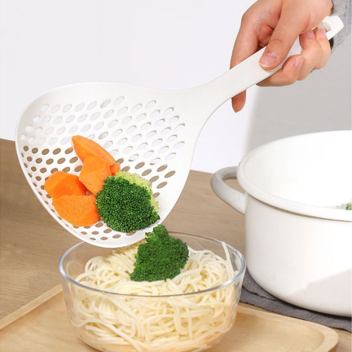 Lo mein scoops, big leaky scoops, household kitchens, dumpling scoops, Wonton scoops, filter ...