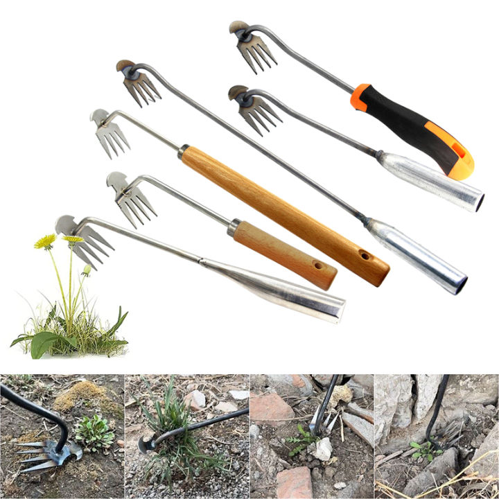 【Storewide Sale】 Gardening Hoe Weeding Tool Root Pulling Small Rake ...