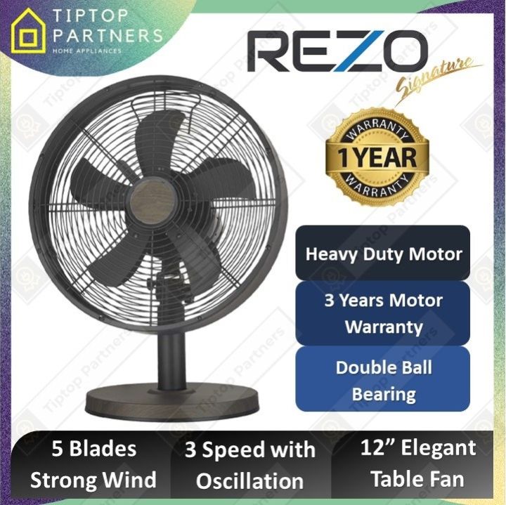 REZO DESIGNER ELECTRIC TABLE FAN (12") - T18 | Lazada