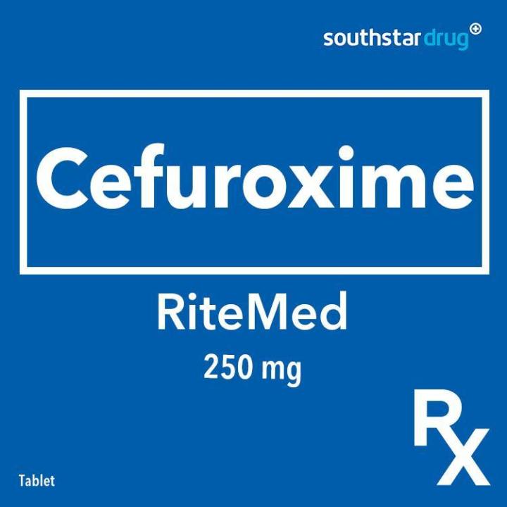 Rx: RiteMed Cefuroxime 250mg Tablet | Lazada PH