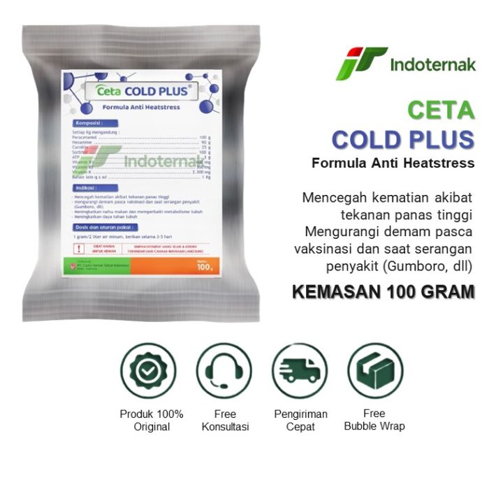 CETAVIT COLD PLUS UNGGAS - Penurun Panas dan Rasa Sakit untuk Hewan ...