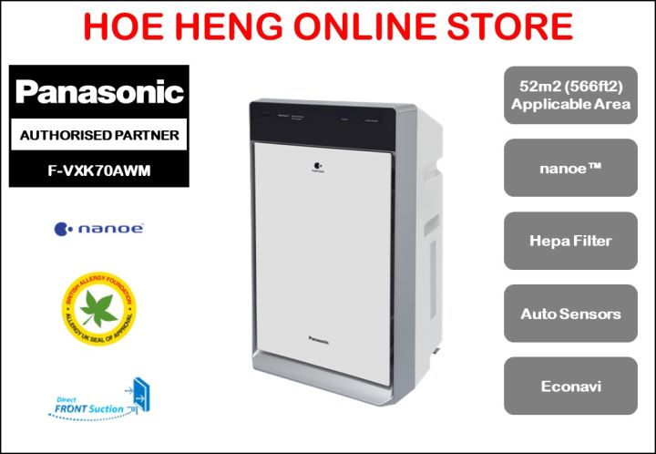 Panasonic nanoe™ Air Purifier with Humidifying Function F-VXK70AWM | Lazada