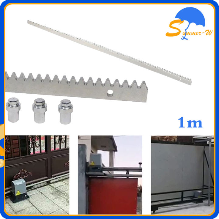 1m Gear Rack Rel Pintu Sliding Automatic Sliding Gate Steel rack Rel ...