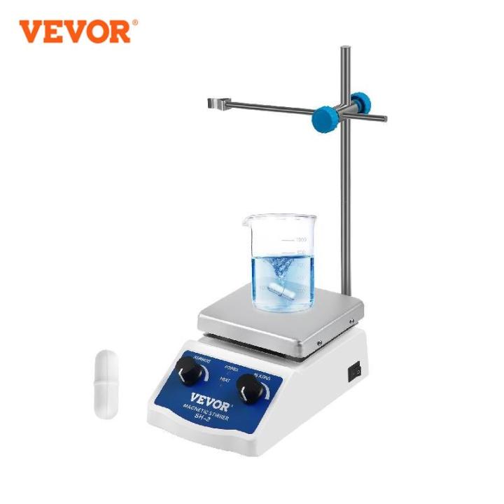 VEVOR 1000ML 3000ML Electric Magnetic Stirrer Hot Plate Vortex Mixer ...