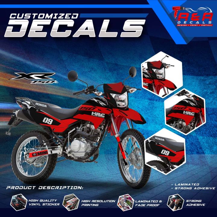 Honda XR150 Decal Sticker | Lazada PH