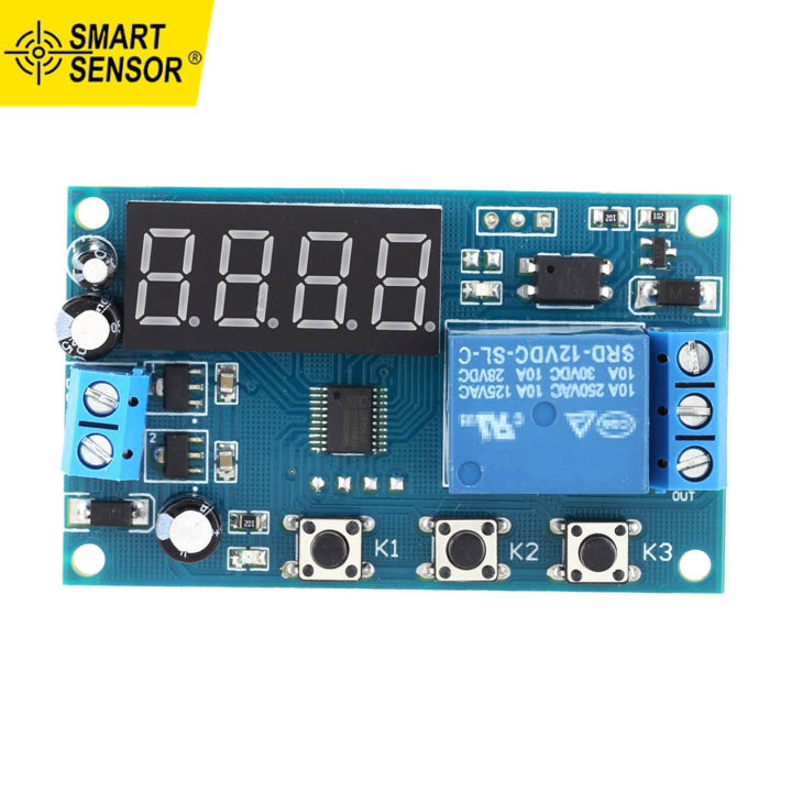 Smart Sensor Multifunction Delay Time Module Switch Control Relay Cycle ...