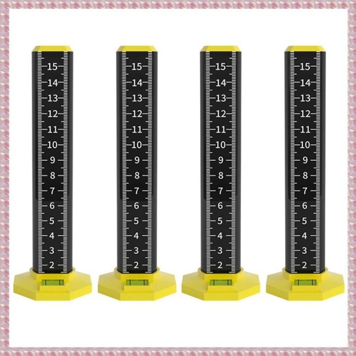 (WBNC) 4pcs Leveling Artifact Ceiling Leveling Double-Sided Ruler Equal ...