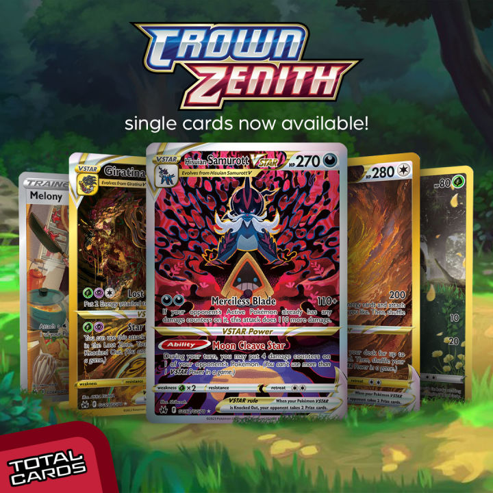 Pokemon Crown Zenith Singles Card List | Lazada Singapore