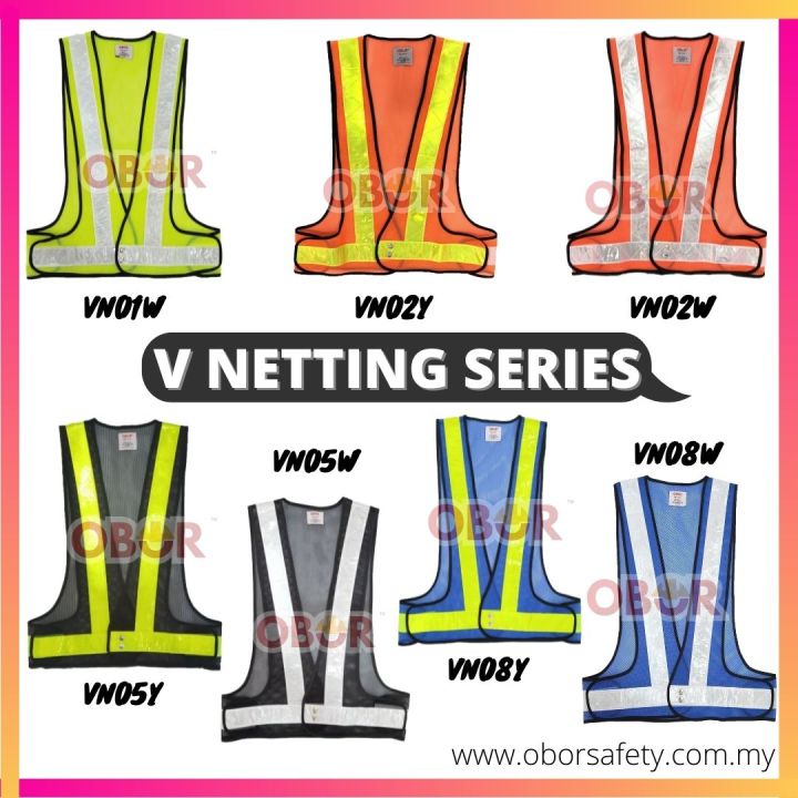 SAFETY VEST V NETTING SERIES (FEW COLOUR) | Lazada