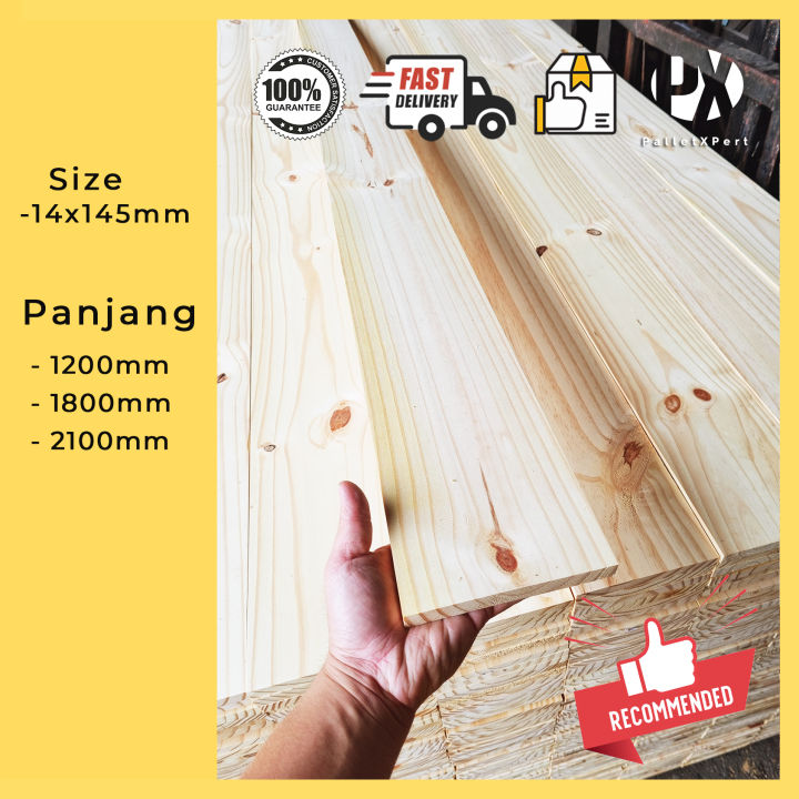 0.5" x 6"Kayu Pallet Murah Siap Ketam | Pine Wood Plank | DIY | Kayu ...