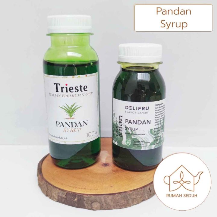 100 mL Sirup Pandan merk Trieste - Pandan Italian Premium Syrup Delifru ...