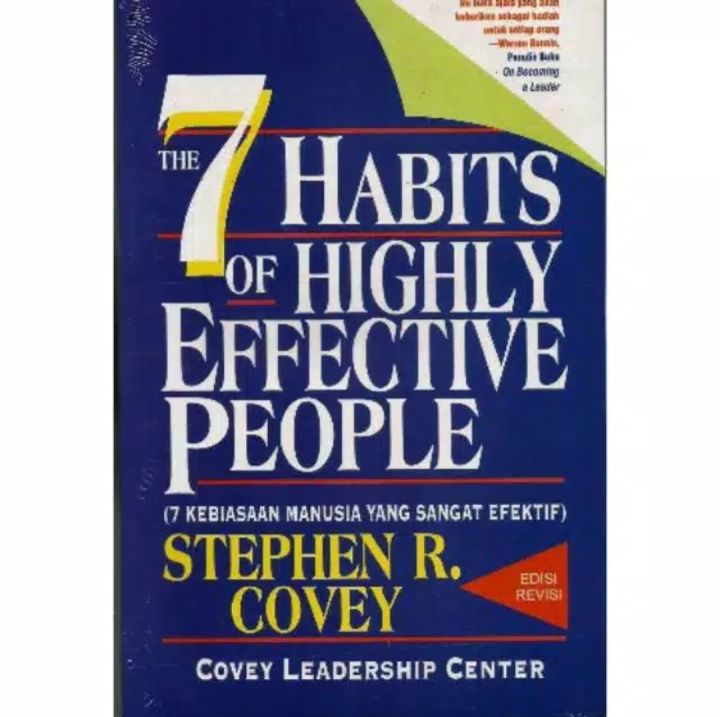 Buku Motivasi THE 7 HABITS OF HIGHLY EFFECTIVE PEOPLE - STEPHEN R. COVEY | Lazada Indonesia