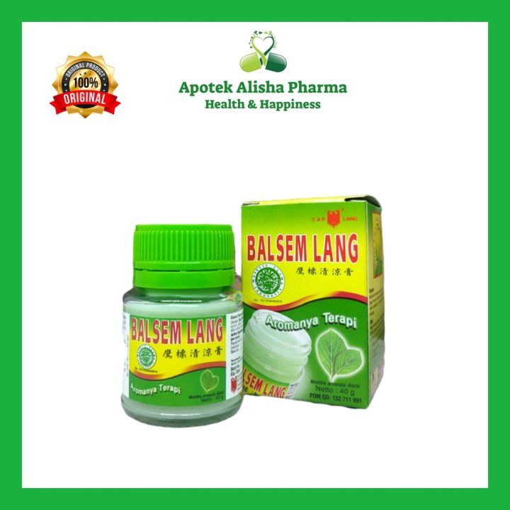Balsem Lang 40gr / 20gr / 10gr - Balsam Hijau Cap Lang | Lazada Indonesia