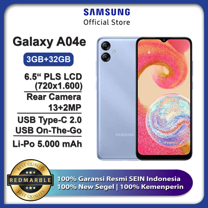 Samsung Galaxy A04e 3/32 GB New Resmi SEIN | Lazada Indonesia