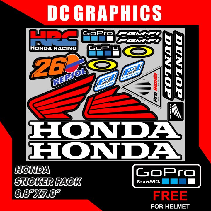HONDA STICKER PACK | Lazada PH
