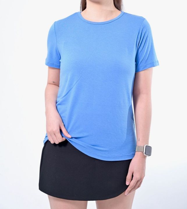 Vied by Mel Rayon Crew-neck Body Fit Top | Lazada PH