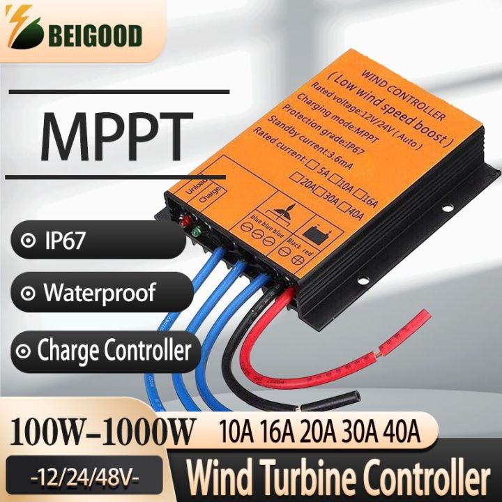 100-1000W MPPT Charge Controller 12V/24V AUTO 48V 10A-40A Wind Turbine ...