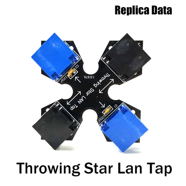 Passive Ethernet Tap Throwing Star Lan Tap Network Packet Capture Mod ...