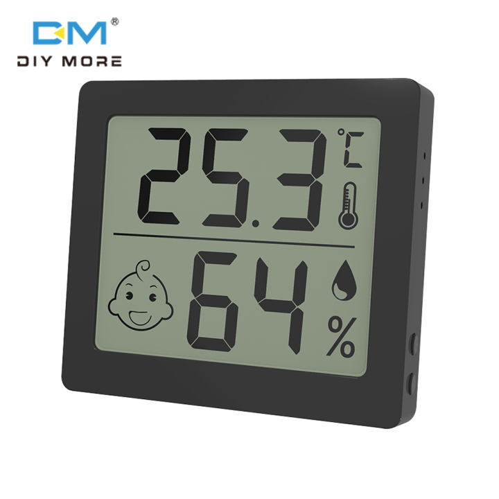 DIYMORE Digital Humidity Monitor Home Bedroom Temperature -20 ℃~60 ...