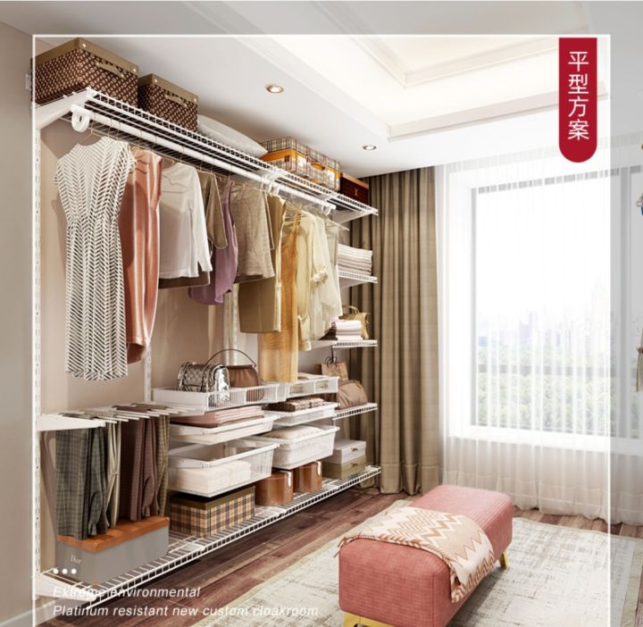 MZF3 Modern Open Walk In Wardrobe Room Fashion Beautiful Spacious ...