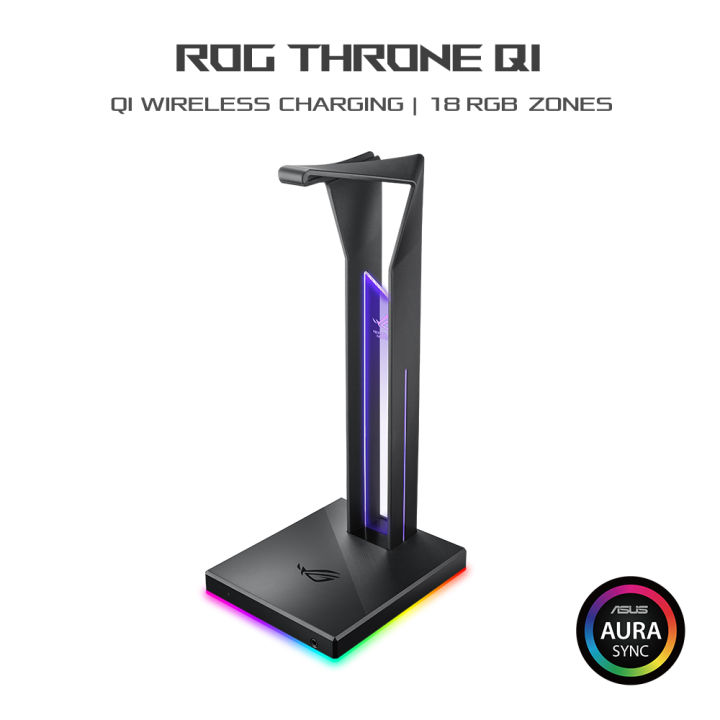 ASUS ROG Throne Qi with wireless charging (ที่แขวนหูฟัง) | Lazada.co.th