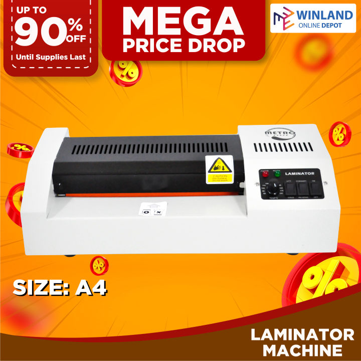 Metro by Winland A4 Laminator | Laminating pouch film | Laminating Machine A4 LM-A4 | Lazada PH