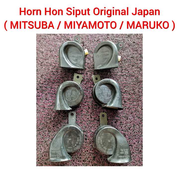 Horn / Hon Siput ( MITSUBA / MARUKO / MIYAMOTO ) Car Horn / Hon Kereta ...