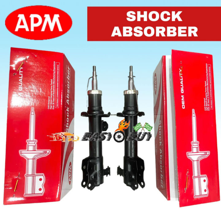 (100% ORIGINAL) APM DEPAN FRONT SHOCK ABSORBER GAS - PERODUA ALZA 2009 ...