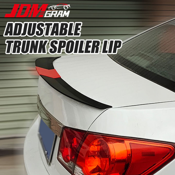 JDMGRAM ABS Trim Car Rear Spoiler Wing Three-Section Universal Car Rear ...
