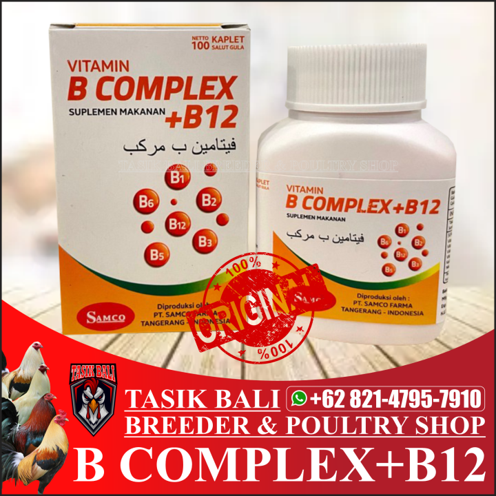 Vitamin B Complex +B12 | Lazada Indonesia