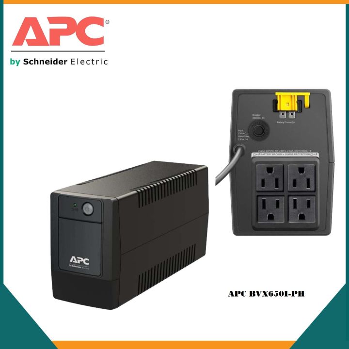 APC BVX650I-PH 650VA Uninterrupted Power Supply | Lazada PH