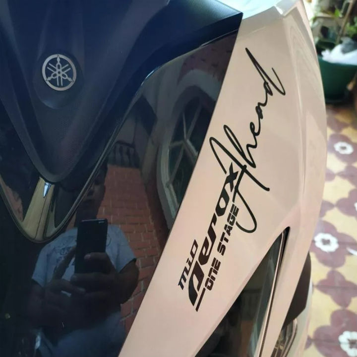 Yamaha Aerox One Stage Ahead Motorcycle Front Fairing Fender Sticker ...