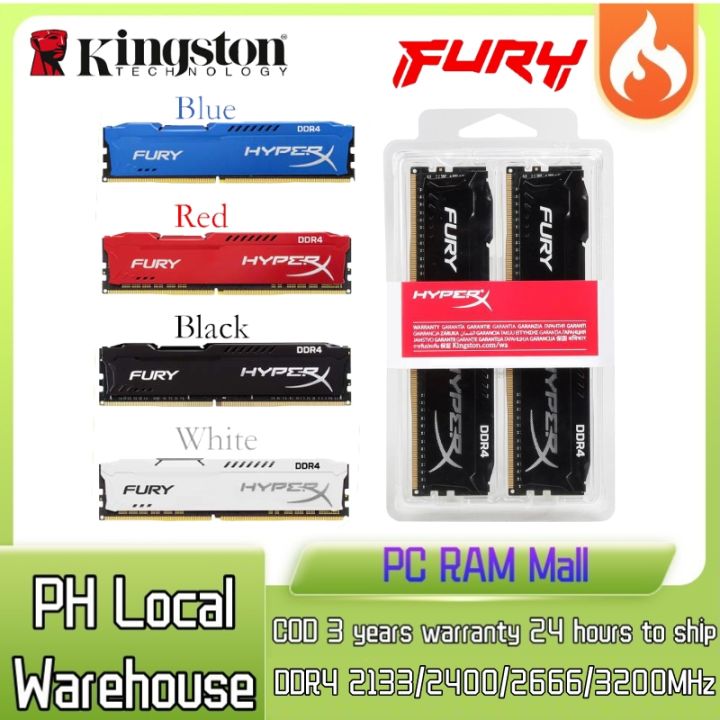 【Local 24H ship】Kingston DDR4 RAM 4GB 8GB 16GB 2400MHz 2666MHz 3200MHz Desktop Memory CL16 1.2V ...