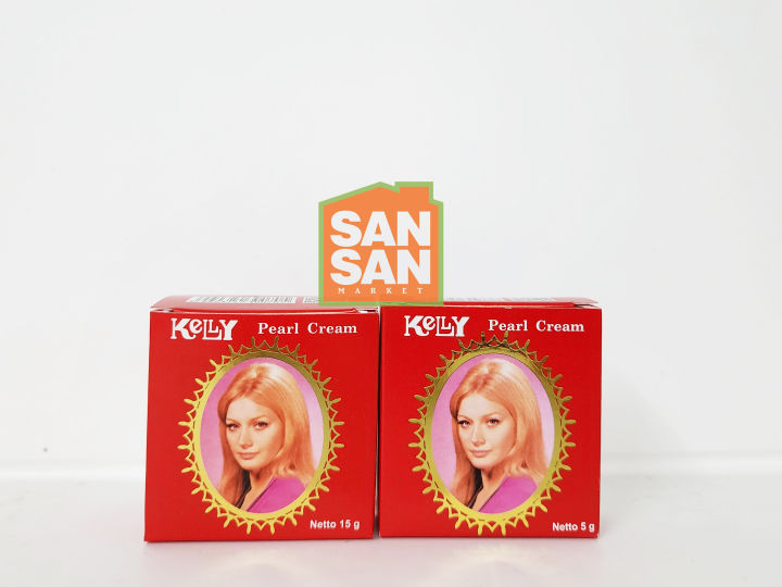Kelly Pearl Cream 5 gr - krim foundation pelembab pencerah wajah ...