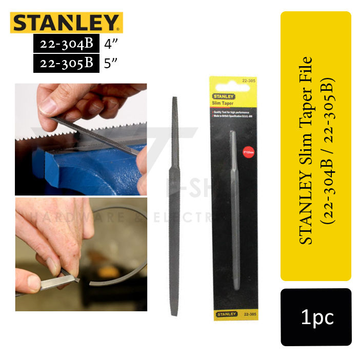 STANLEY Slim Taper File (22-304B / 22-305B) | Lazada
