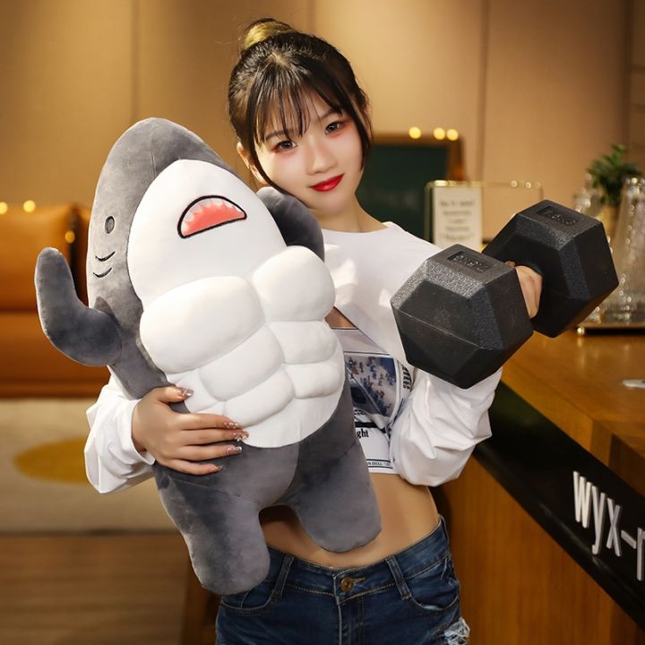Lorenzoo 45-60cm Funny Muscle Toy Pillow Stuffed Plushies Doll Gift for ...