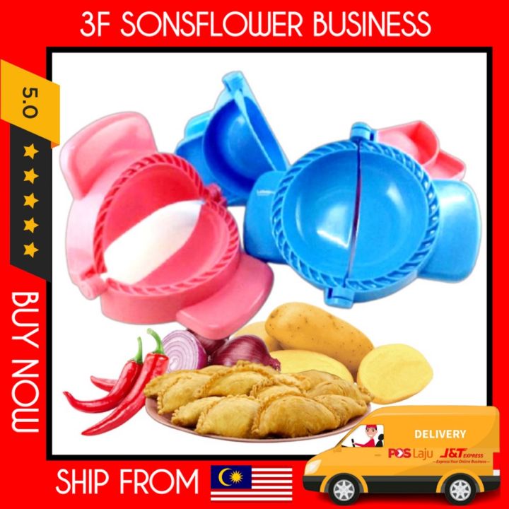 7cm/ 9cm/ 10.5cm Curry Puff Mould Triangle/ Dumpling Mold Maker/ Acuan ...