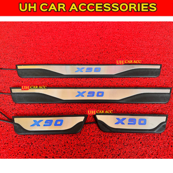 PROTON X90 X-90 LED SIDE STEP SILL PLATE DOOR STEP SCUFF PLATE LED | Lazada