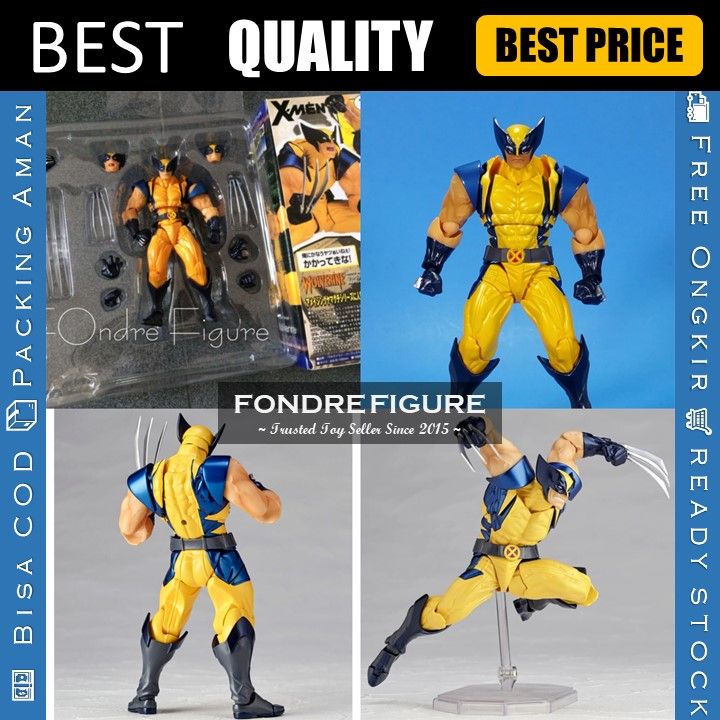 REVOLTECH WOLVERINE XMEN XMAN X-MEN X-MAN NO 005 KAIYODO YAMAGUCHI ...